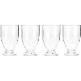 Flamefield Saftgl&auml;ser 4er Set 170 ml Clear - Gl&auml;ser