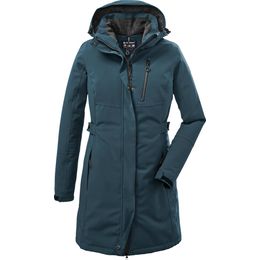 Killtec KOW 165 Damen Funktionsparka mit abzippbarer Kapuze t&uuml;rkis 42 - Damenjacken