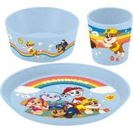 Koziol Connect Paw Patrol Geschirr-Set 3-tlg. organic sky blue - Kunststoff und Melamin Geschirr-Sets
