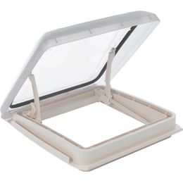 MPK VisionStar M Dachhaube Wohnwagen 400 x 400 mm ohne Dauerl&uuml;ftung wei&szlig; f&uuml;r Dachdicken 25-60 mm - Dachhauben