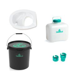 Trobolo Do it yourself Set 4 teilig f&uuml;r den Eigenbau der Trenntoilette 22 Liter wei&szlig; - Trenntoiletten