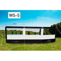 WALKER Dreiteiliger Windschutz mit Alu Stangen WS-5 - Sichtschutz & Sonnenschirme