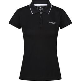 Regatta Maverik V Damen Poloshirt schwarz 42 - Damenshirts, -blusen & -pullover