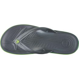 Crocs Crocband Flip Unisex Sandalen dunkelgrau 45-46 - Herrenschuhe