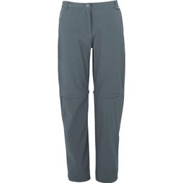 Regatta Travel Light II Damen Zip-Off-Hose dunkelgrau 38 - Damenhosen, -r&ouml;cke & -kleider