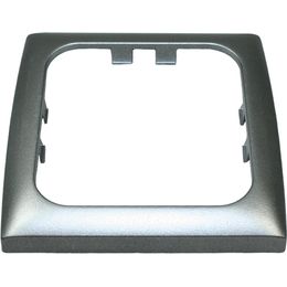 Haba Abdeckrahmen 1-fach Opal C-line silber - Schalter, Taster & Rahmen