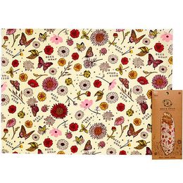 Bees Wrap Pflanzenwachstuch Vegan Meadow Magic f&uuml;r Brote - Lebensmittelbeh&auml;lter / Vorratsdosen von BeesWrap