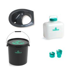 Trobolo Do it yourself Set 4 teilig f&uuml;r den Eigenbau der Trenntoilette 11 Liter grau - Trenntoiletten