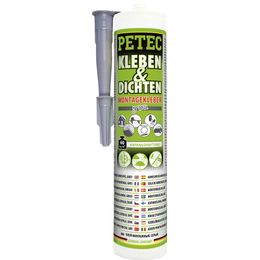 Petec Kleben und Dichten Montagekleber grau 290 ml - Klebstoffe & Dichtmittel