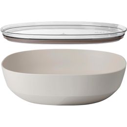 Mepal Silueta Servierschale mit Deckel 4000 ml Nordic white - Sch&uuml;sseln & Schalen