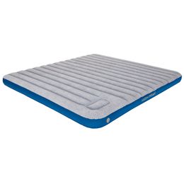 High Peak Air bed Cross Beam Extra Long Luftbett mit integrierter Pumpe hellgrau/blau King - Luftbetten