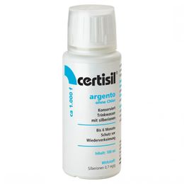 Certisil argento ca 1.000 f 100 ml - Wassertankentkeimung & -reinigung