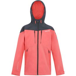 Regatta Highton VI Kinderjacke wasserdicht melon 128 - Kinderjacken