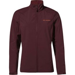 Vaude Hurricane IV Damen Softshelljacke dunkelrot 40 - Damenjacken