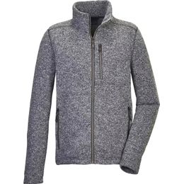 Killtec Giga DX GW 55 Herren Strickfleecejacke dunkelgrau XXL - Herrenjacken