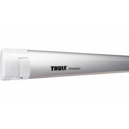 Thule Omnistor 5200 Wandmarkise mit Motor Geh&auml;usefarbe Eloxiert Tuchfarbe Mystic Grau 4 m - Kassettenmarkisen