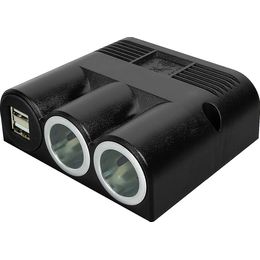 Aufbau-Power Powersteckdosen und 2x USB Steckdose 12V - 12 / 24 V Adapter & Kupplung von Procar