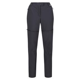Regatta Mountain Damen Zip-Off-Hose dunkelgrau 46 - Damenhosen, -r&ouml;cke & -kleider
