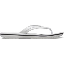 Crocs Crocband Flip Unisex Sandalen wei&szlig; 41-42 - Herrenschuhe