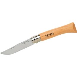 Opinel N°10 Taschenmesser Klingenlänge 10 cm rostfreier Stahl - Campingbesteck
