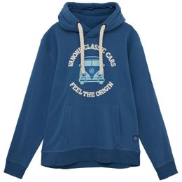 Van One Bulli Freundschaft Unisex Hoodie blau XXL - Damenshirts, -blusen & -pullover von Van One CLASSIC CARS