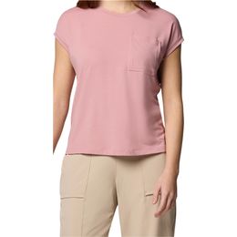 Columbia Boundless Trek Damenshirt rosa L - Damenshirts, -blusen & -pullover