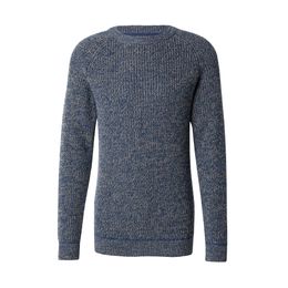 Blend Pullover Herren Gr&ouml;&szlig;e M hellbeige / dunkelblau