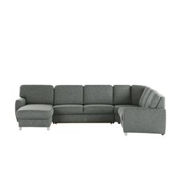Smart Wohnlandschaft Valencia grau Ma&szlig;e (cm): B: 341 Sofas > Sofas nach Material > Stoffsofas &raquo; Sofa DE