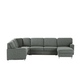 Smart Wohnlandschaft Valencia grau Ma&szlig;e (cm): B: 341 Sofas > Sofas nach Material > Stoffsofas &raquo; Sofa DE