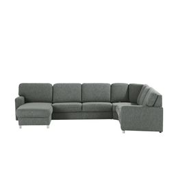 Smart Wohnlandschaft Valencia grau Ma&szlig;e (cm): B: 341 Sofas > Sofas nach Material > Stoffsofas &raquo; Sofa DE