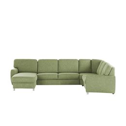Smart Wohnlandschaft Valencia gr&uuml;n Ma&szlig;e (cm): B: 341 Sofas > Sofas nach Material > Stoffsofas &raquo; Sofa DE