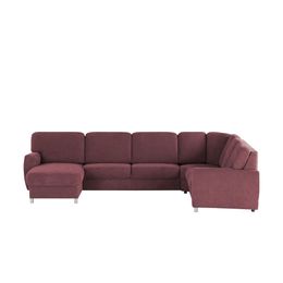 Smart Wohnlandschaft Valencia rot Ma&szlig;e (cm): B: 341 Sofas > Sofas nach Material > Stoffsofas &raquo; Sofa DE