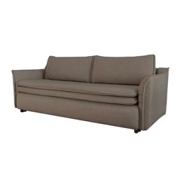 Miuform Einzelsofa mit Schlaffunktion Charming Charlie braun Maße (cm): B: 225 H: 85 Sofas > Sofas nach Material > Stoffsofas » Sofa DE