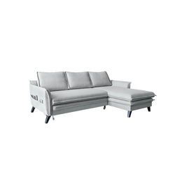 Miuform Ecksofa mit Schlaffunktion Charming Charlie grau Ma&szlig;e (cm): B: 228 H: 90 Sofas > Sofas nach Material > Stoffsofas &raquo; Sofa DE