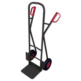VARIOfit Stahlrohr-Stapelkarre 250 kg mit Klappschaufel (L) - Anthrazitgrau