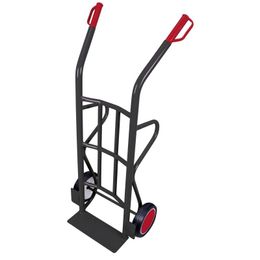 VARIOfit Stahlrohrkarre 250 kg Vollgummibereifung Typ XXL - Anthrazitgrau