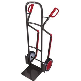 VARIOfit Stahlrohr-Sackkarre 250 kg mit Gleitkufen (VG) - Anthrazitgrau