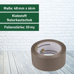 6 x Klebeband PVC (braun) (0,0528 &euro; pro 1 m)