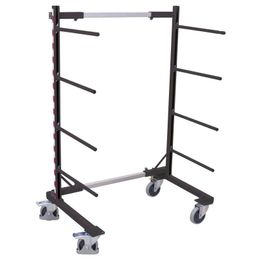 VARIOfit XL-Tragarmwagen einseitig mit 2 Pfosten - Anthrazitgrau