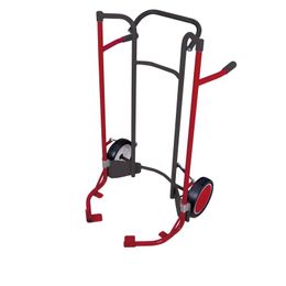VARIOfit Reifenkarre niedrig 200 kg Traglast Vollgummibereifung - Anthrazitgrau