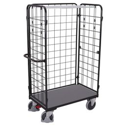 VARIOfit Paket-Dreiwandwagen hoch Typ S - Anthrazitgrau