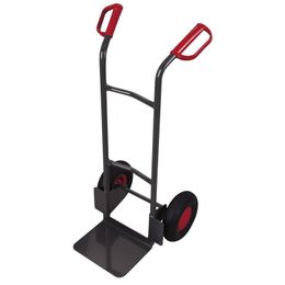 VARIOfit Stahlrohr-Sackkarre 200 kg Luftbereifung - Anthrazitgrau