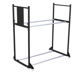 VARIOfit Reifenregal mit 2 Etagen 300 kg Traglast - Anthrazitgrau