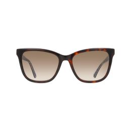 Love Moschino Moschino MOL078/S | Damen-Sonnenbrille | Fassung: Vollrand, Eckig, Acetat, Havanna Gemustert | Glasfarbe: Braun