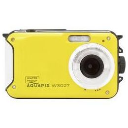 Easypix W3027-Y Wave Yellow Digitalkamera 30 Megapixel Gelb inkl. Akku, inkl. Tasche Bildstabilisierung, Full HD Video, mit eingebautem Blitz, Wasserdicht bis
