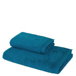 Zoeppritz Handt&uuml;cher Superwuschel 50x100 turquoise - lagoon 100% Baumwolle