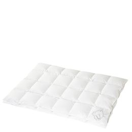Zoeppritz Bettwaren 100 B&auml;hrchen 200x200 beige - white 100% Daunen