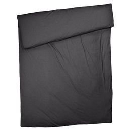 Zoeppritz Bettbezug Sale Chill Out 155x220 grau - charcoal 100% Baumwolle