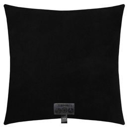 Zoeppritz Kissen Soft-Fleece 50x50 schwarz - black