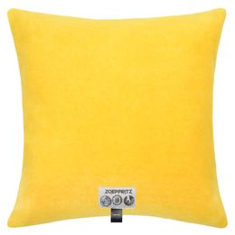 Zoeppritz Kissen Soft-Fleece 50x50 yellow - curry